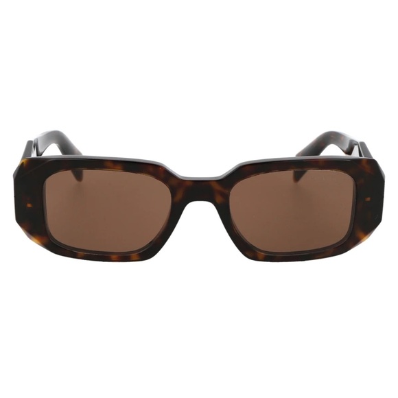 Prada | Accessories | Prada Rectangular Frame Sunglasses Tortoise Spr7w ...